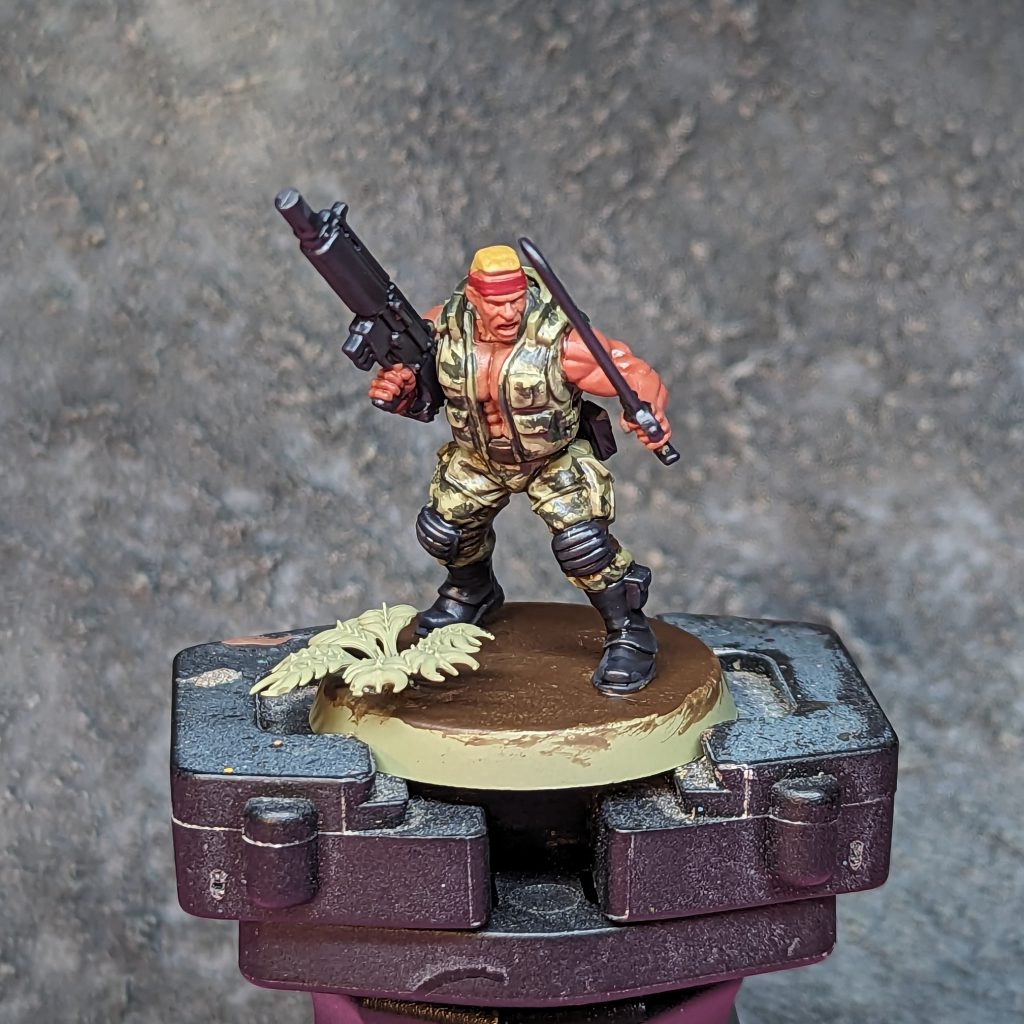 Into the meatgrinder!! How to paint a Spacenam soldier from Wargames ...