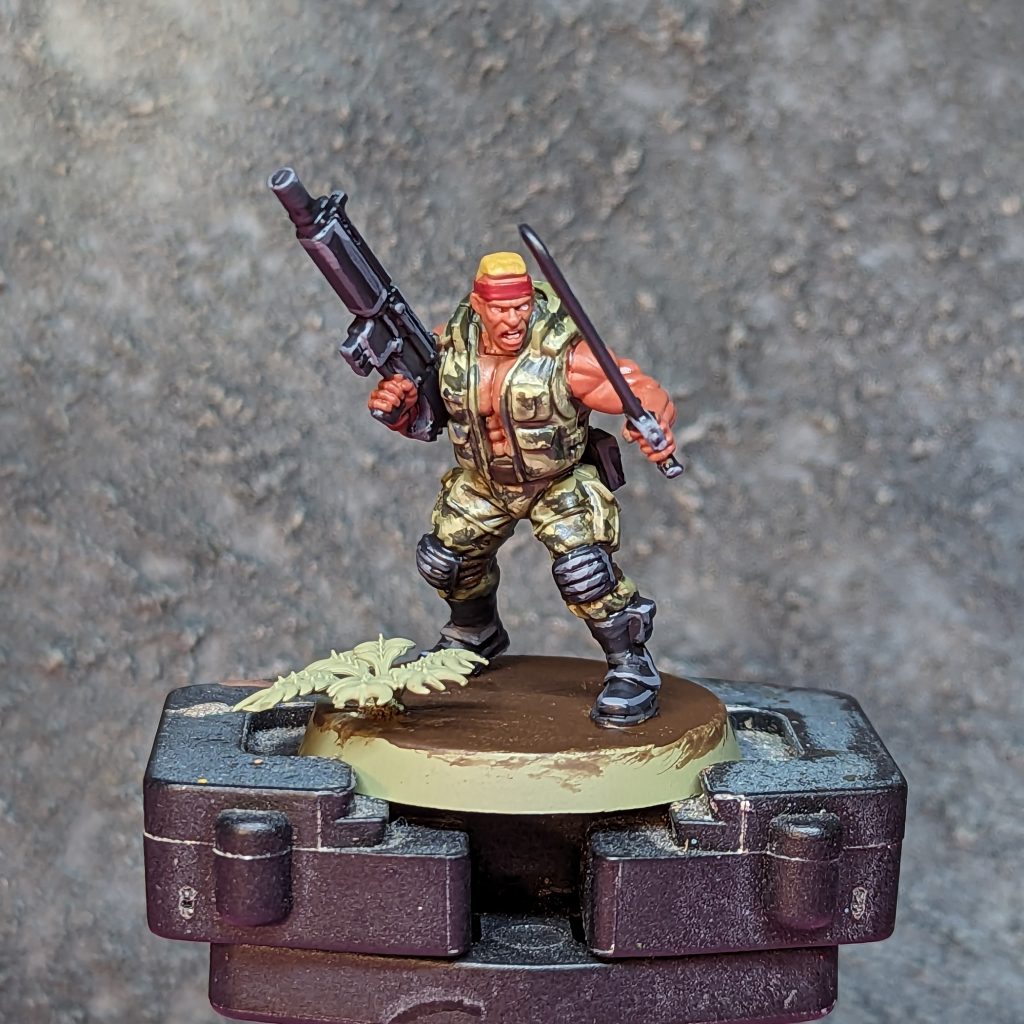 Into the meatgrinder!! How to paint a Spacenam soldier from Wargames ...